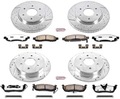2007 Nissan Titan Brake Disc And Pad Kit Powerstop Nissan Brake Disc ...