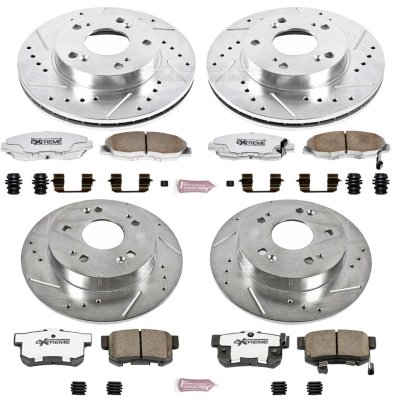 2006-2011 Honda Civic Brake Disc And Pad Kit Powerstop Honda Brake Disc ...
