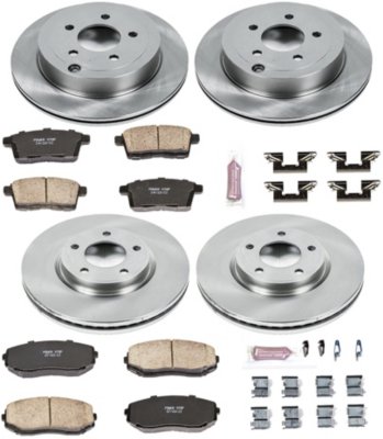 2007-2008 Ford Edge Brake Disc And Pad Kit Powerstop Ford Brake Disc ...